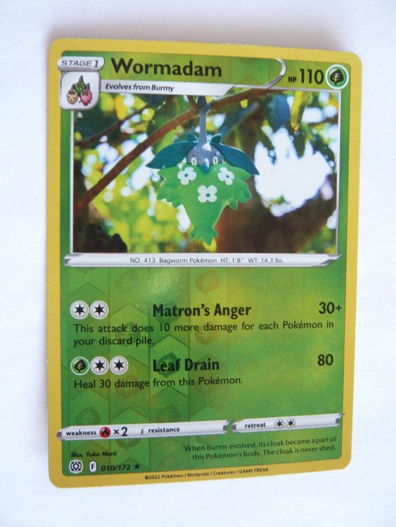 POKEMON REVERSE WORMADAM ANGLAIS NEUVE ! | Kaufen auf Ricardo