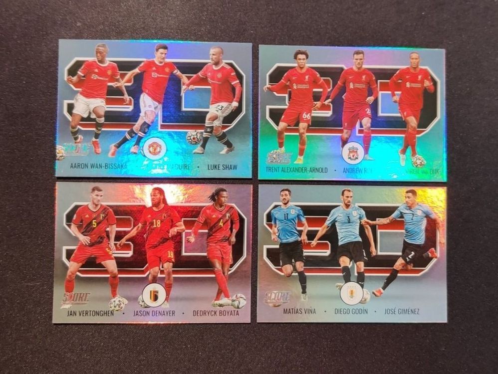 Panini Score 3D Liverpool, Man United, Belgien, Uruguay ab 1 (Gebraucht ...