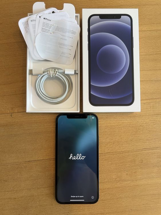 Apple IPhone 12 black 128 GB (Gebraucht) in Würenlingen für CHF 210 ...