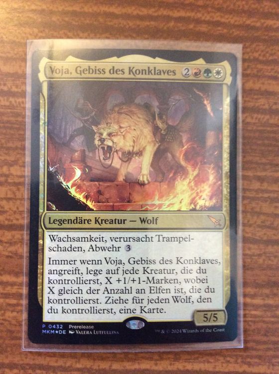 MTG - Voja, Jaws of the Conclave (Prerelease Foil) x1 (Neu (gemäss Beschreibung)) in Altdorf UR ...