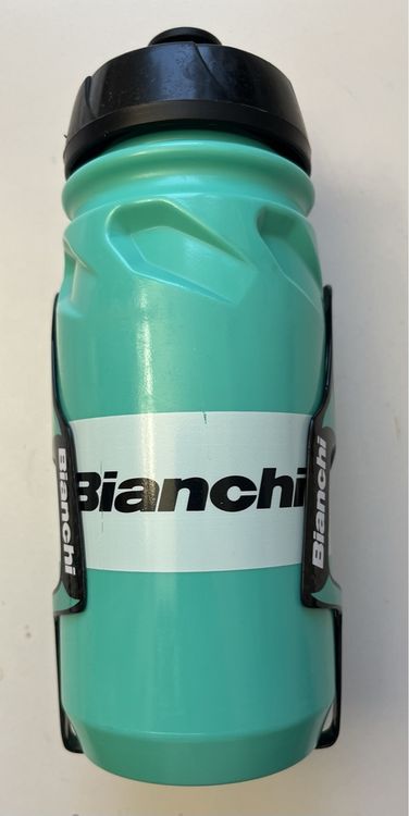 BIANCHI Bidonhalter, Carbon, inkl. Bidon, neu (Neu (gemäss Beschreibung ...