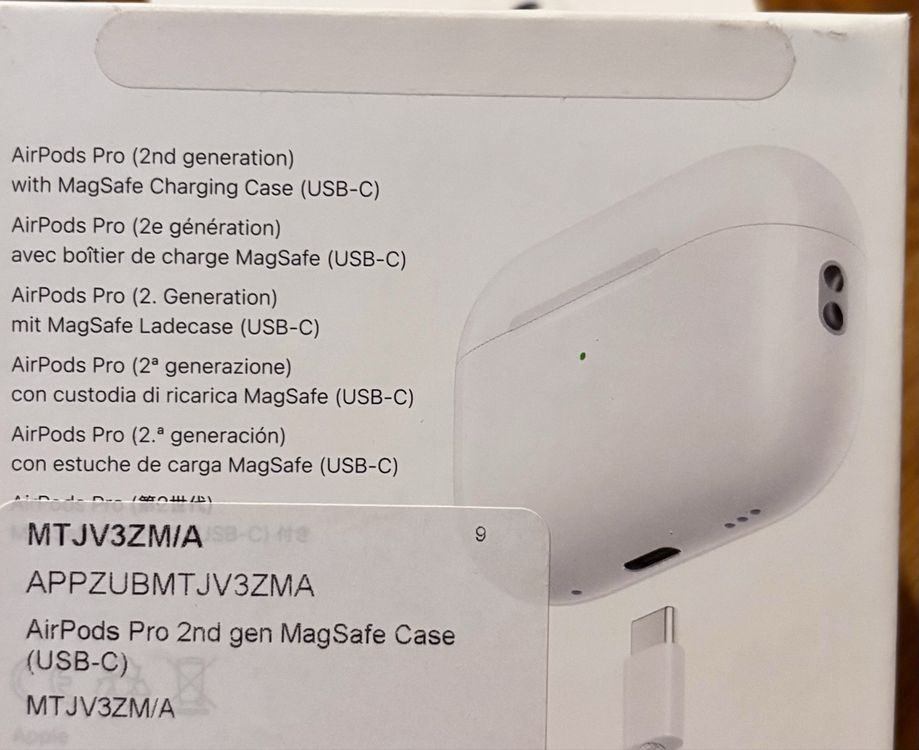 AirPods Pro 2. Generation (USB-C) mit MagSafe Charging Case (Gebraucht ...