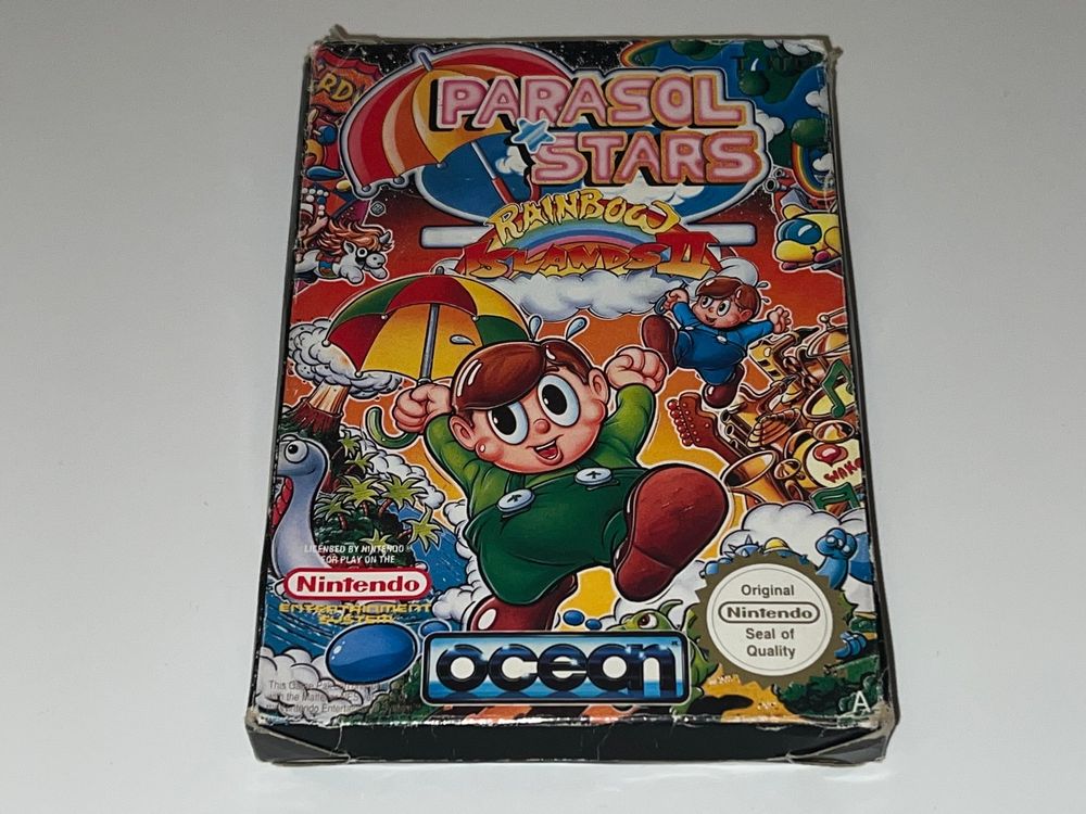 NES Spiel - Parasol Stars: Rainbow Islands II (OVP) [PAL A] (Gebraucht ...