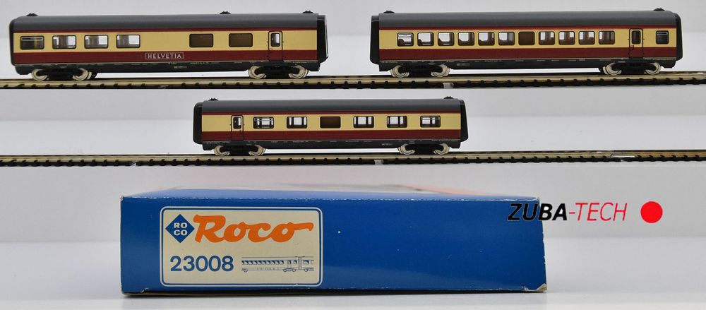 Roco 23008 Zwischenwagen-Set 3-tlg Vt 11.5 DB TEE Helvetia N | Kaufen auf Ricardo