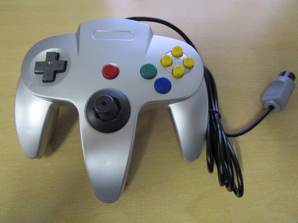 Nintendo 64 Controller - Farbe silber-Neuware N64 Pad Joypad (Neu ...