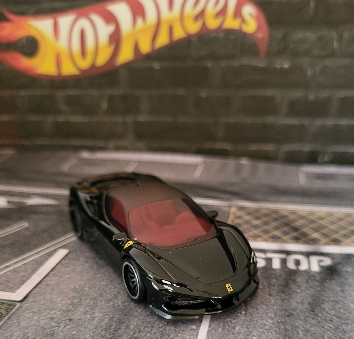 Hot Wheels Ferrari SF90 Red Edition Prototype Factory Test (Neu (gemäss ...