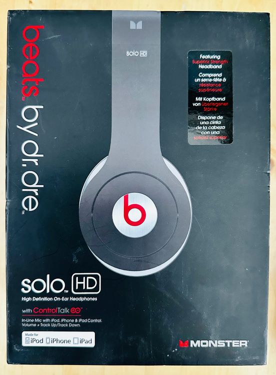HiFi - Monster Beats by Dr. Dre - Solo HD schwarz (Gebraucht) in Bonstetten für CHF 15 – mit ...