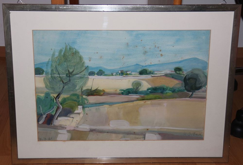 Aquarell Hans Jakob Barth (1924 - 1984) (Gebraucht) in Küttigen für CHF ...