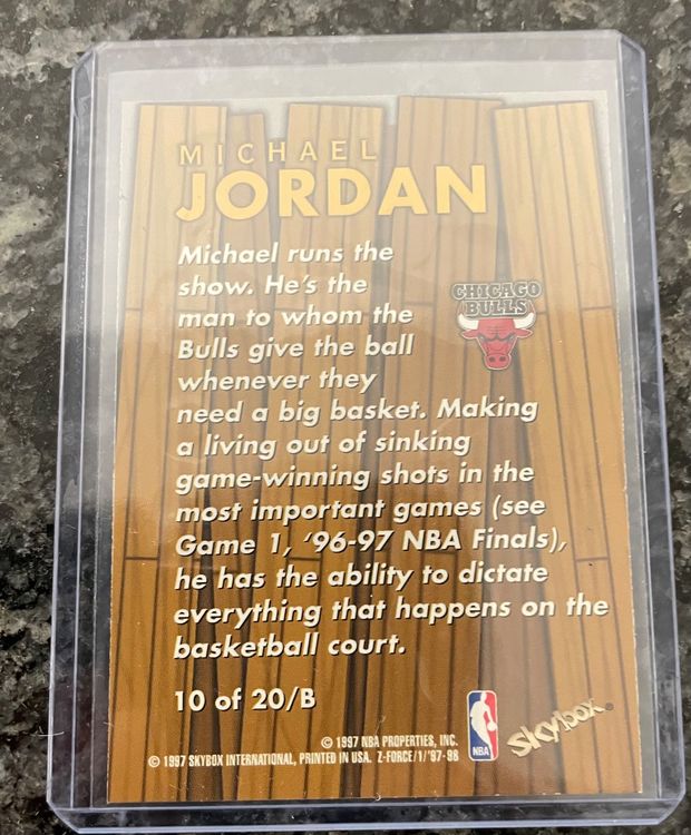 NBA Michael Jordan Z Force Boss Card (Neu (gemäss Beschreibung)) in ...