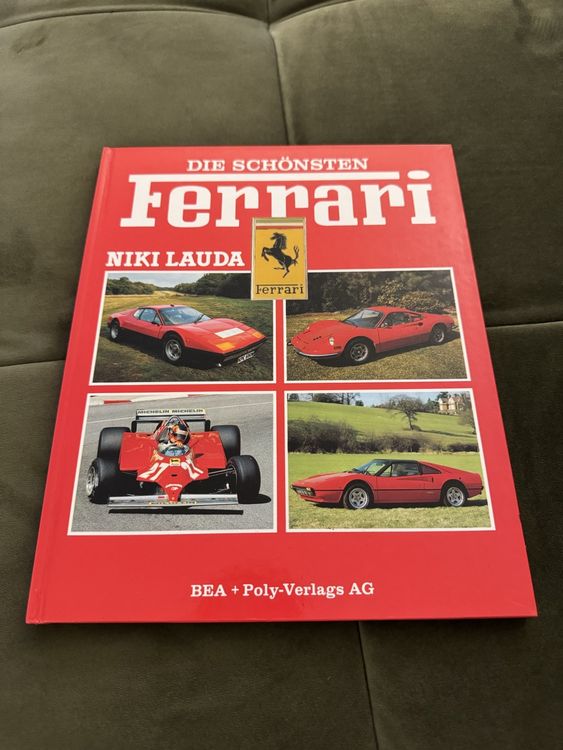 Ferrari Book "Die Schönsten Ferrari" Niki Lauda (Gebraucht) in ...