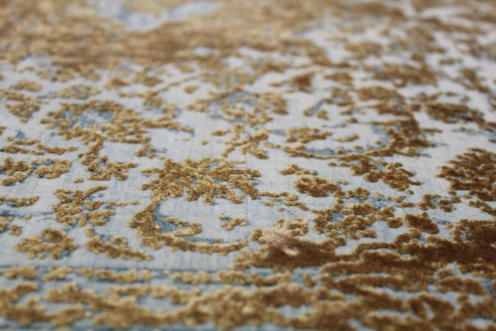 NEUER gewebter Teppich aus Bambus-SEIDE, 160x230 (Neu (gemäss ...