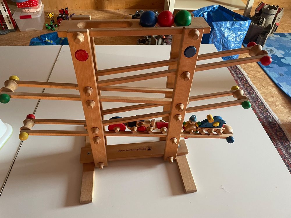 Holzkugelbahn von Drewa 50cm Hoch | Kaufen auf Ricardo