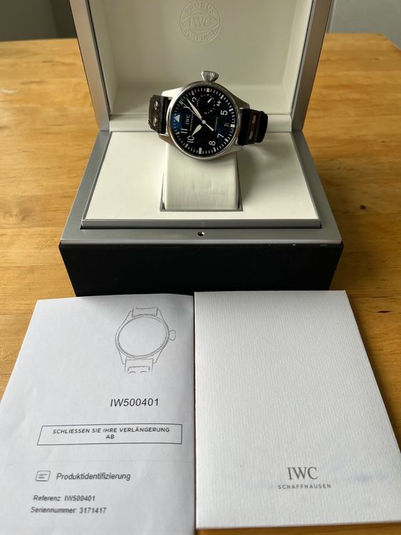 IWC Big Pilot IW500401 mit neuem Lederband IW500401 | Kaufen auf Ricardo