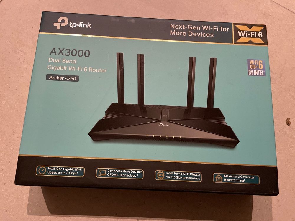 TP-Link AX3000 Dual-Band Wi-Fi 6 Router | Kaufen auf Ricardo