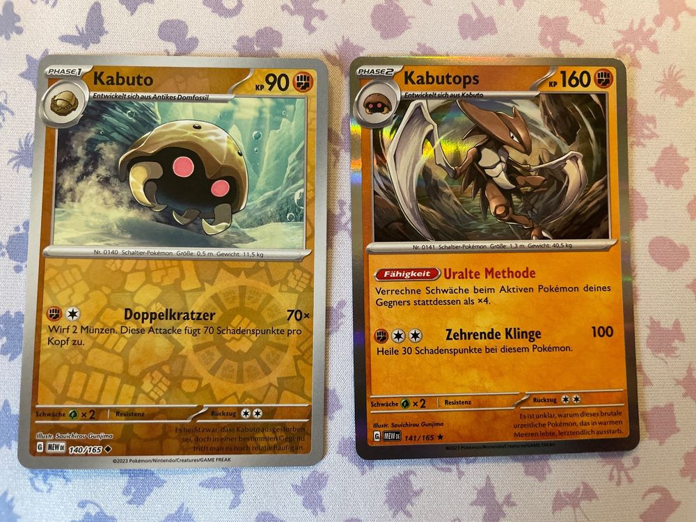 Kabuto, Kabutops reverse / Holo - Pokemon 151 DE (Neu (gemäss ...