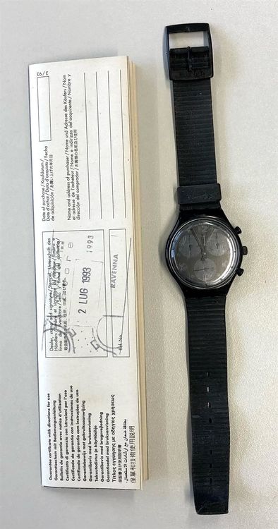 Swatch Chrono "MOON SHADOW" Scb110 Vintage! 1990 (D'occasion) à Basel ...