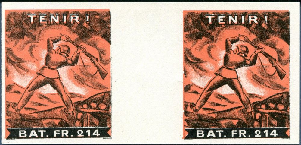 BAT. FR.214** Pont horizontal. LP (Neu (gemäss Beschreibung)) in La ...