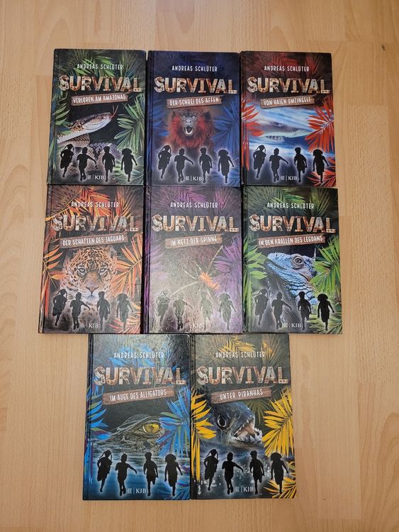 Andreas Schlüter - Survival Bücher - 8 Bände. Komplettsatz! (Gebraucht ...