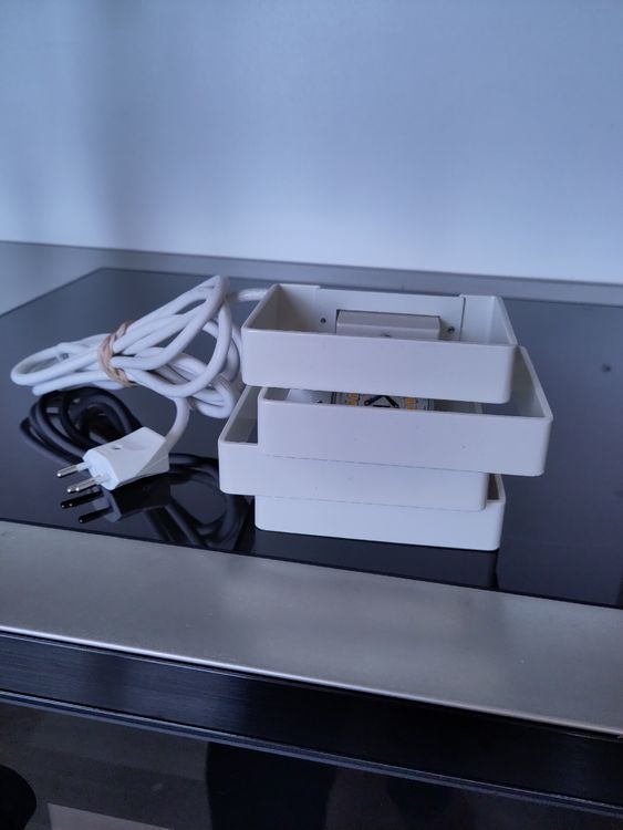 3x LED Cube Leuchte weiss, Luminart, 8.7W, 2700K Wandlampe (Gebraucht ...