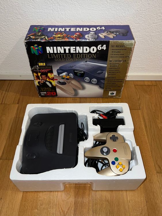 N64 Konsole Gold Controller Limited Edition (OVP) | Kaufen auf Ricardo