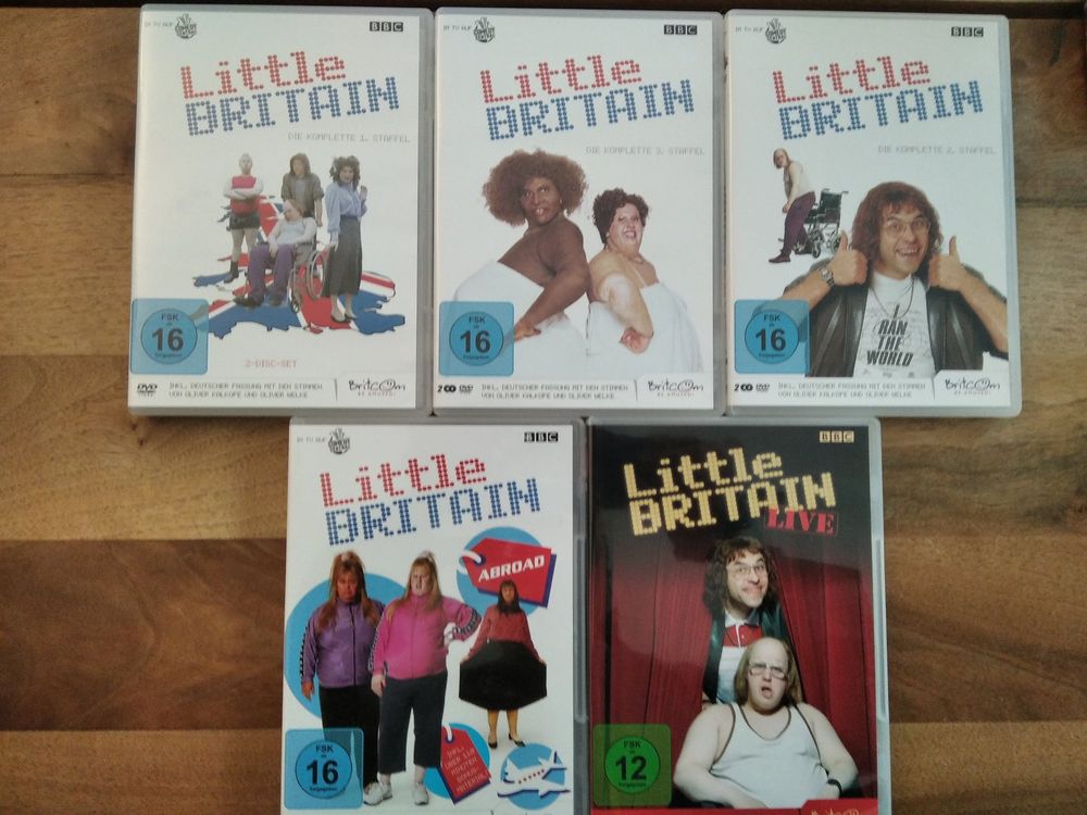 23 DVDs Mr.Bean, Black Adder, Little Britain, Monty Python | Kaufen auf ...