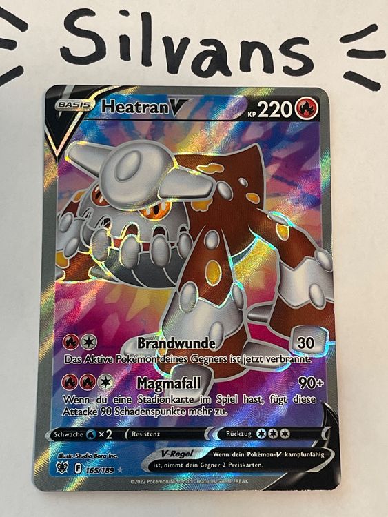 Heatran V Full Art Astralglanz Astral Radiance Deutsch | Kaufen auf Ricardo