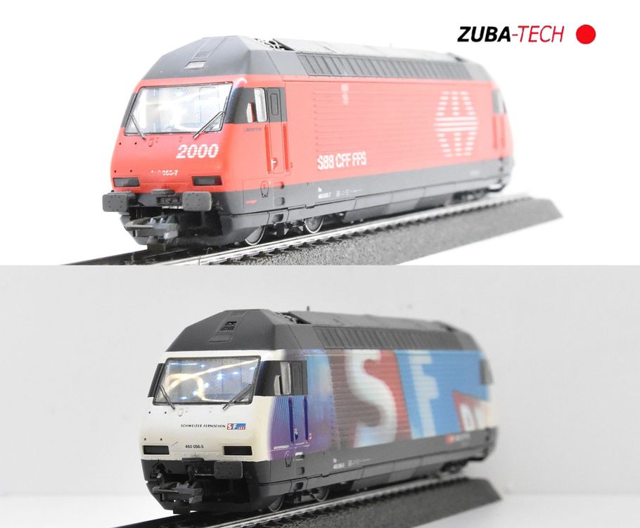 Roco 43655/9703 2x E-Lok Re 460 DRS SBB Analog GS mit OVP (Gebraucht ...