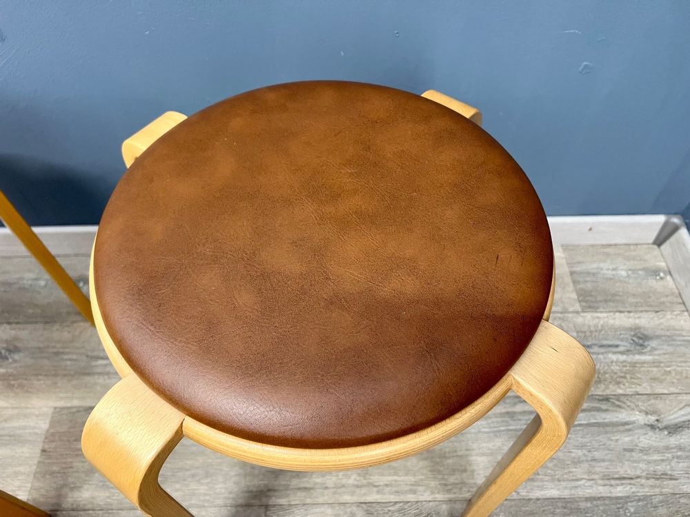 4 Stück 70/80er Holz Hocker Dietiker Designklassiker (Gebraucht) in für ...