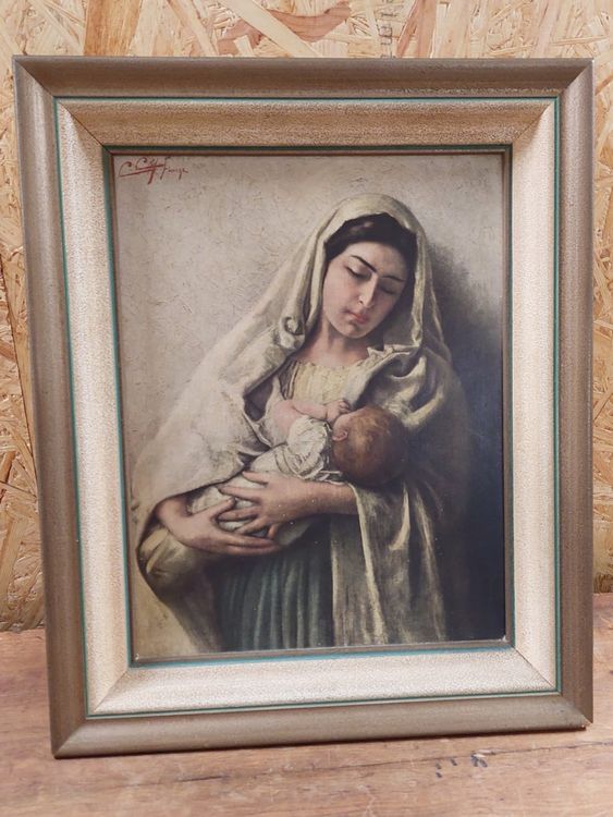 Gemälde Mutter Maria und Säugling (Gebraucht) in Fislisbach für CHF 19 ...