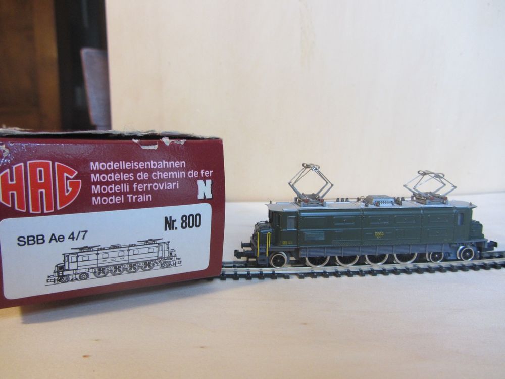 HAG, loco SBB-CFF Ae 4/7, N (construction en métal) (Gebraucht) in ...