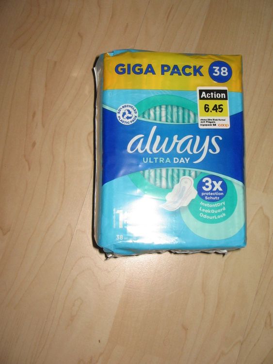 always ultra day normal mit Flügel, 38 Stück (Neu und originalverpackt ...