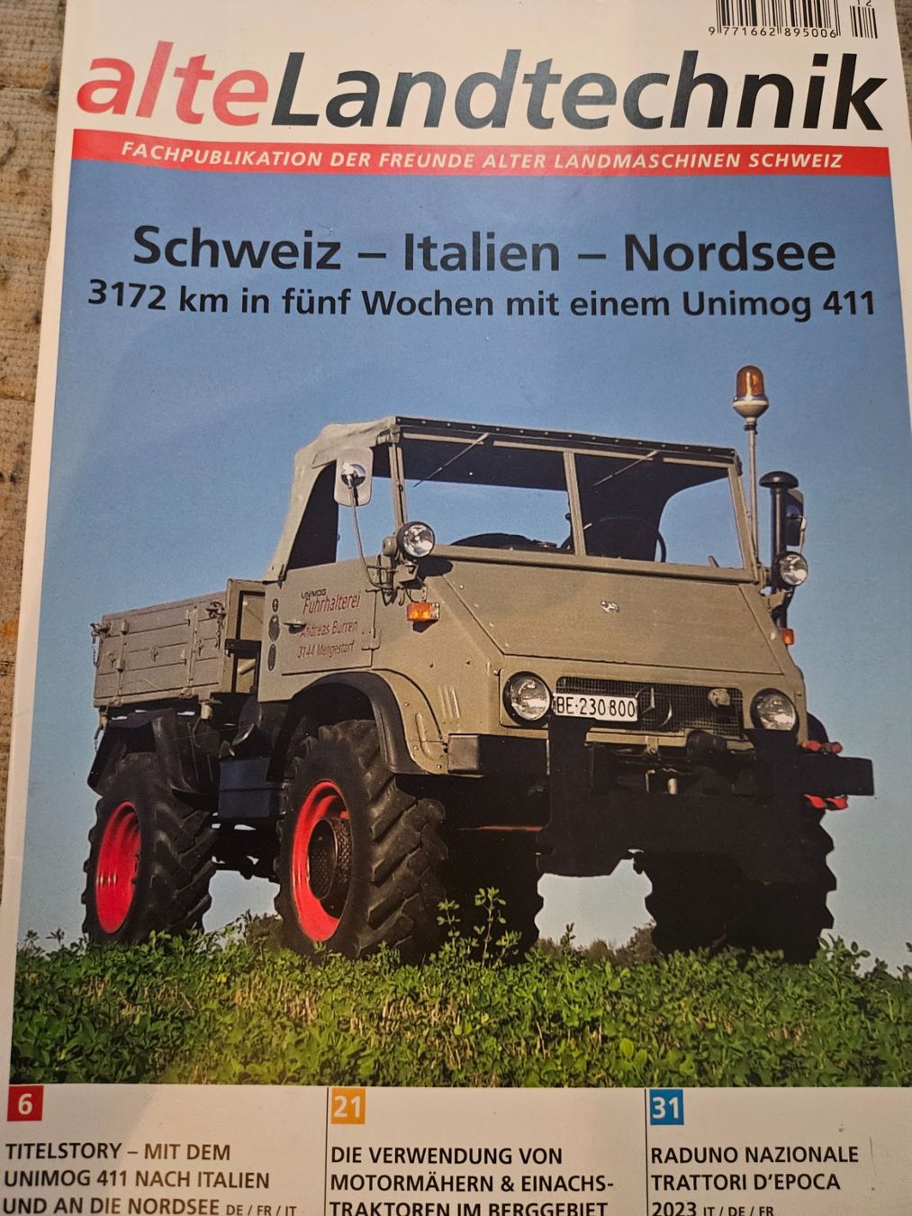 Alte Landtechnik /23 Unimog 411 Motormäher Einachstraktor xb (Gebraucht) in Flawil für CHF 20 ...