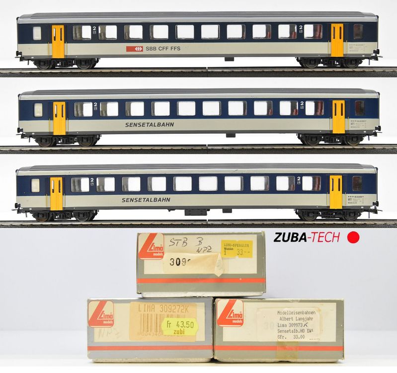 3x Lima Personenwagen EW I B SBB/STB H0 GS mit OVP (Gebraucht) in St. Gallen für CHF 63 – mit ...