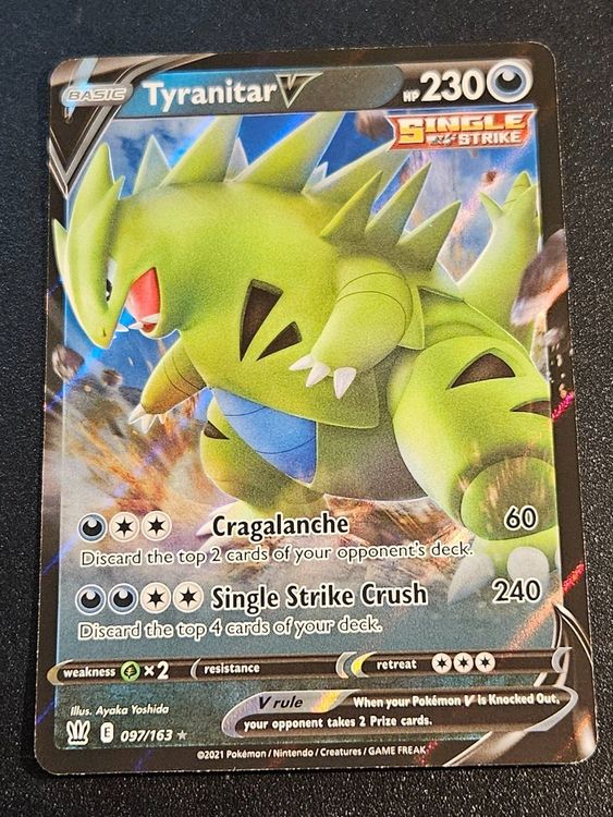 Tyranitar V (BST 97) - Battle Styles - SWSH - US (Gebraucht) in Paudex ...