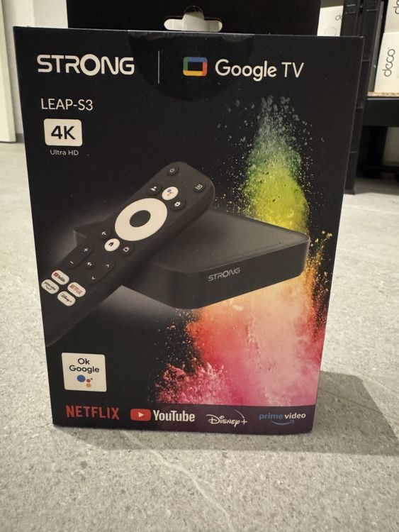 Strong Leap-S3 Google TV Box 4K Ultra HD, NEU! | Kaufen auf Ricardo