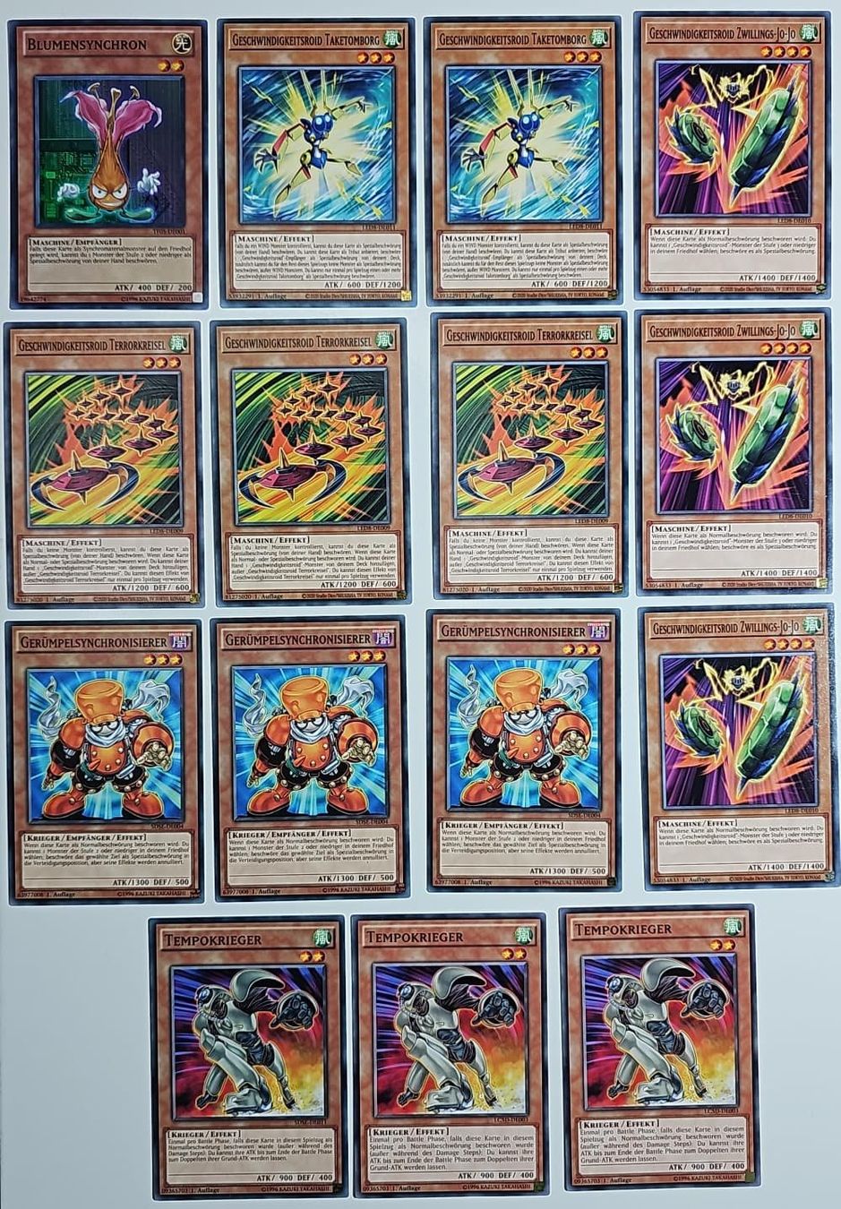 Yugioh Synchro Sternstaub Karten Deck Set Core Sammlung (Neu und ...