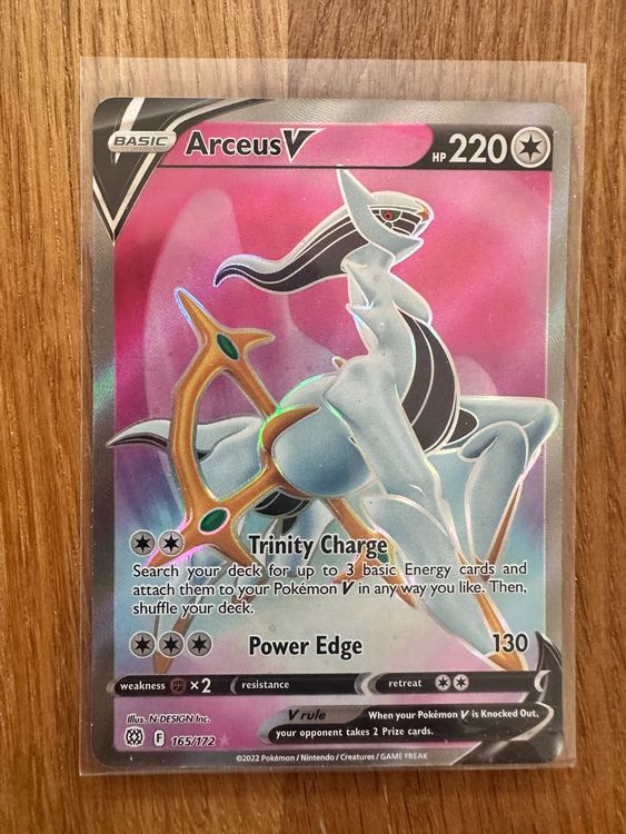 Arceus V (Full Art) - 165/172 - SWSH09: Brilliant Stars (Gebraucht) in ...