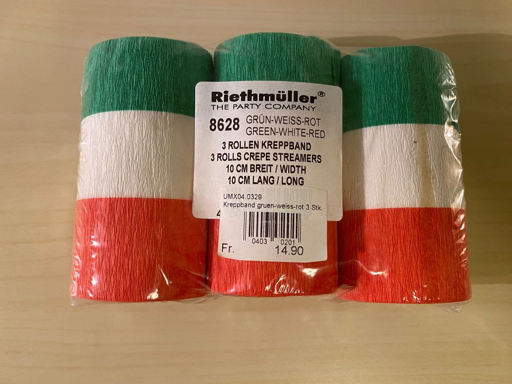 Viva Italia Krep Band 10 cm breit (Gebraucht) in Suhr für CHF 3 – mit ...