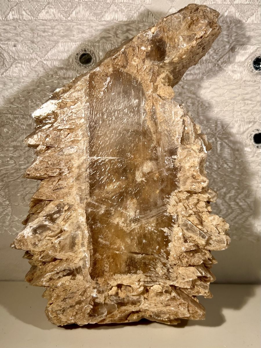 Grand Spécimen de Gypse Fer de Lance Collection Curiosité (D'occasion ...