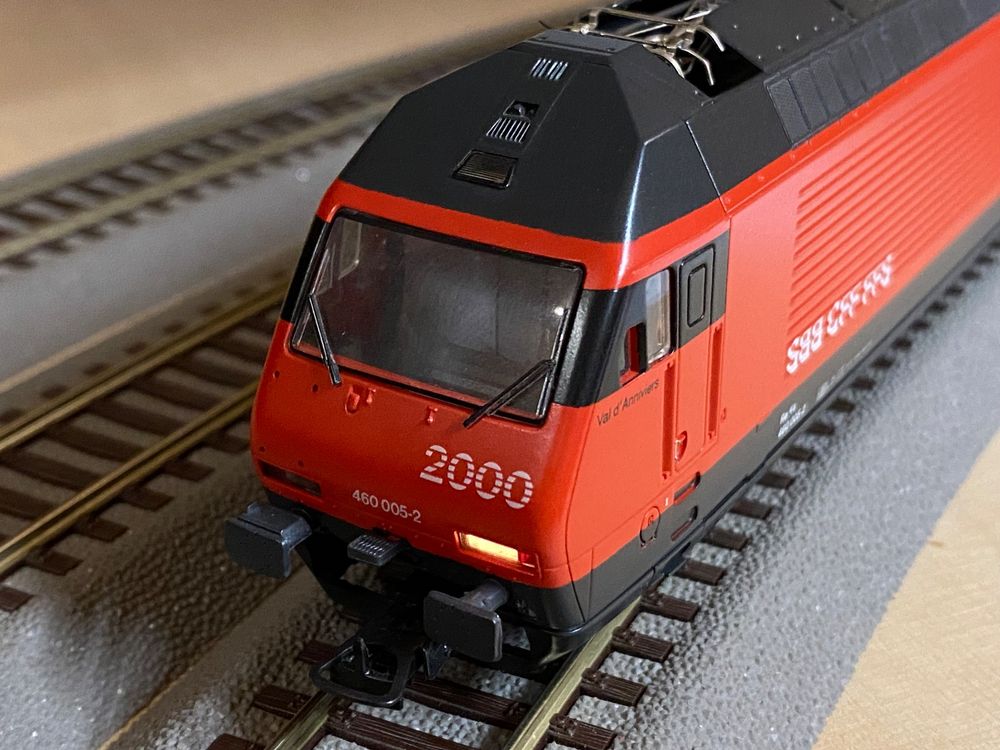 Roco 43655 (H0 GS) SBB Re 460 005-2 rot „Val d’Anniviers“ | Kaufen auf Ricardo