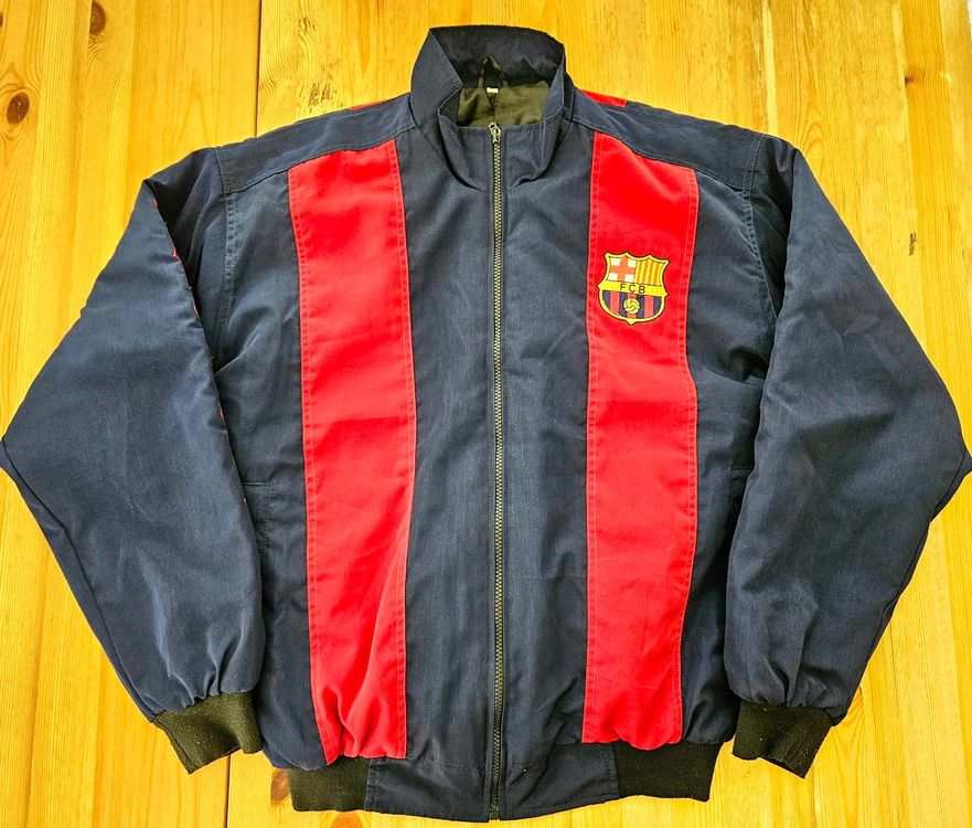 Vintage FC Barcelona Jacke Grösse L FCB Barca retro (Gebraucht) in ...