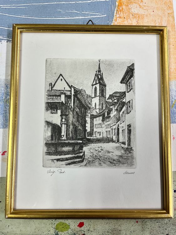 Original Radierung signiert | Kaufen auf Ricardo