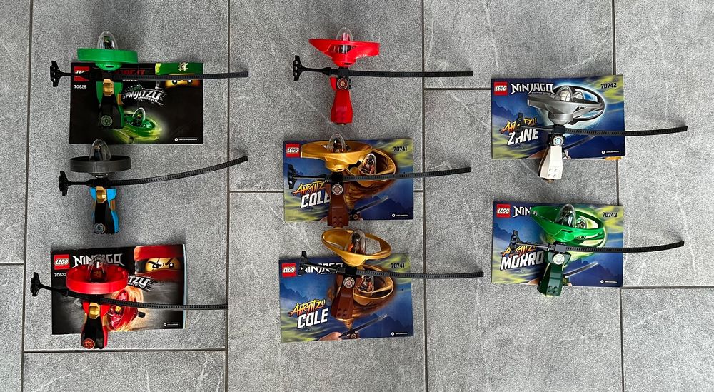 8xLego Ninjago Spinjitzu 70628 70633 70634 70741 70742 70743 (Gebraucht ...