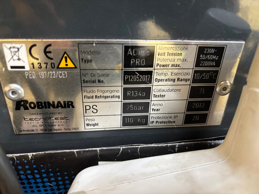 Robinair AC788 Pro, Klimawartungsgerät R134a (Gebraucht) in Murten für ...