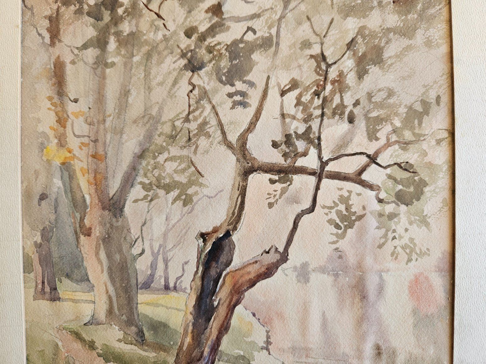 Ellis Zbinden Aquarelle signée et datée 1944 Genève Vintage (D'occasion ...