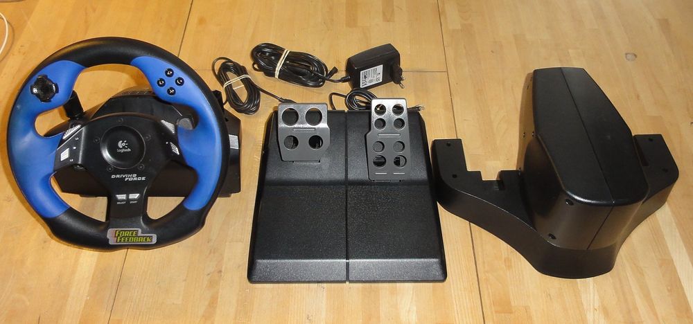 Logitech Driving Force E-UC2 Steering Wheel für PS2 (Gebraucht) in ...
