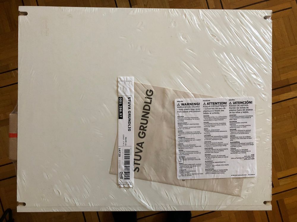 Tablette Stuva Grundlig blanche - Ikea (Neu und originalverpackt) in ...