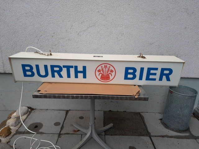 Leuchtreklame Brauerei Burth Lichtensteig (Gebraucht) in St.Gallen für ...
