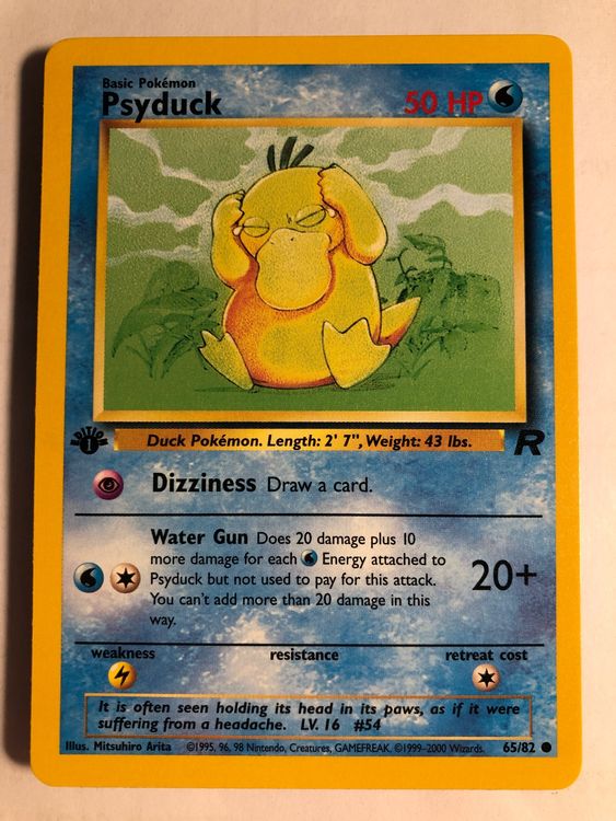 Psyduck 1st Team Rocket - MINT - ab 1.- (Gebraucht) in Giubiasco für ...
