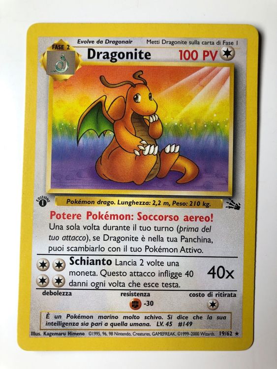 Dragonite / Dragoran 1st Edition Fossil (Gebraucht) in für CHF 39.9 ...